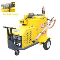 China Traction Type Road Crack Sealing Machine With Asphalt Melter for sale