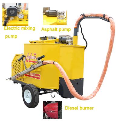 China Gasoline Generator Heating Asphalt Road Crack Sealing Machine for sale