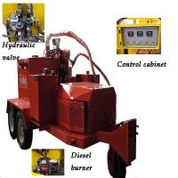 China Trailer Type Walk Behind Crack Sealing Machine Hydraulic Mixing for sale