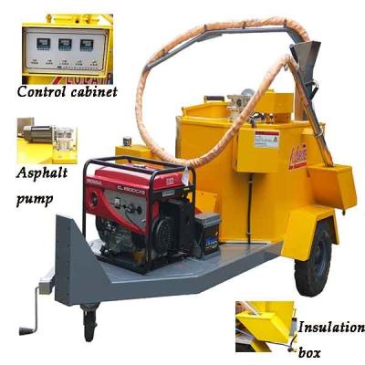 China Trailer Type Crack Sealing Machine Hydraulic Mixing LLRD-G500 for sale
