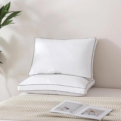 China Layered White Goose Down and Feather Pillow for Comfortable Sleep Support for sale