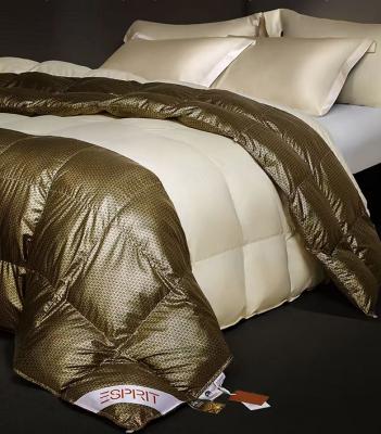 China White Goose Crushed Feather Quilt Cover Warm Breathable Home Textile 200x230cm for sale