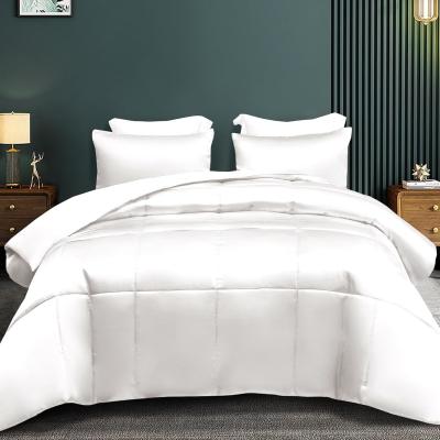 China Feather Alternative Down Comforter 100 Cotton Shell Durable Year Round Use Queen Size for sale