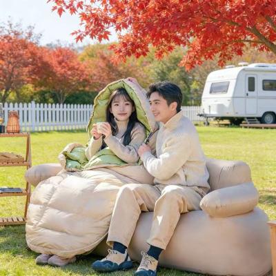 China Egg-Shaped Duck Down Sleeping Bag for Adults - Winter, Extreme Cold -10°C for sale