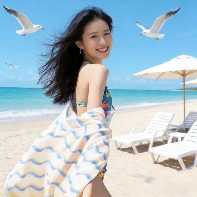 China Extra Large Quick-Dry Beach Towel 70x140cm Super Absorbent Sandproof Travel Towel for sale