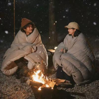 China Cedar-Infused Duck Down Sleeping Bag Winter Camping Coldproof -10°C 14°F Rated for Adults for sale