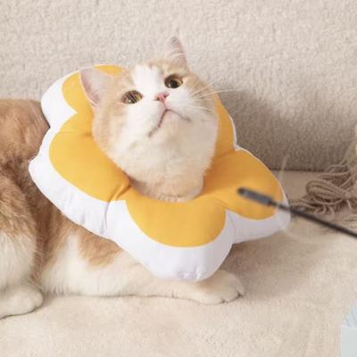 China Adjustable Soft Recovery E-Collar for Cats Dogs 12-18 Inch Neck Post-Surgery Cone for sale