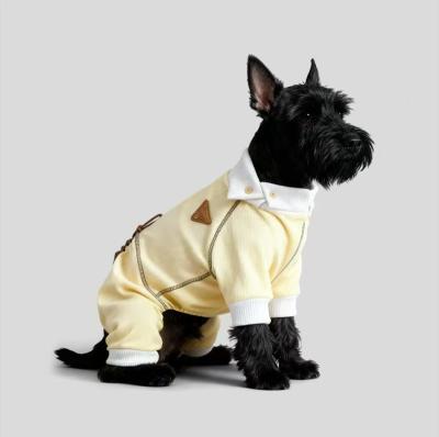 China 4-Paw Belly Warmer Dog Pajamas German Fleece Thermal Full Coverage Winter Bodysuit for Small Breeds 8-15 lbs for sale
