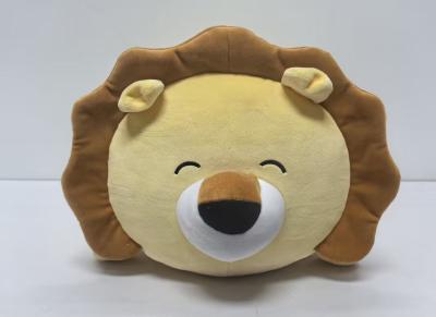 China Kids Animal Shaped Cushion Fleece Soft Embroidery Cushion 40x40cm for Children for sale