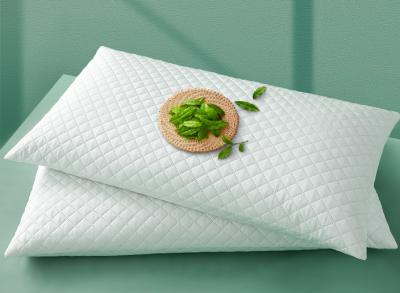 China Poly-cotton buckwheat hull pillow, helps improve sleep for sale