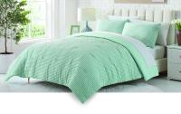 China 105gsm Polyester Jacquard Quilt Comforter with 200gsm Fill and Brushed Fabric for sale
