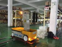 China 6m Mast Type Aluminum Self Propelled Elevating Work Platforms Stock Picker 1 Person Allowed with Maintenance-Free Battery for sale