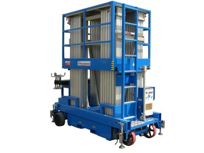 China Safety Hydraulic Mobile Elevating Work Platform 8m Four Mast For Outdoor for sale