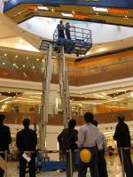 China Four Mast Mobile Elevating Work Platform 12m Working Height For Hospitals for sale