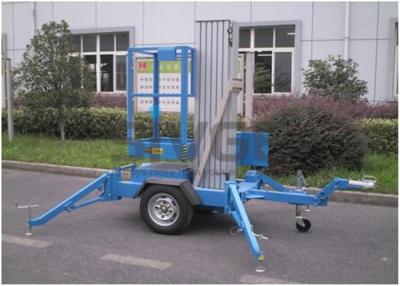China 6 Meter Trailer Type Vertical Mast Lift Aerial Work Platform For Street Working for sale