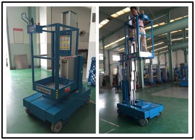 China Single Person Aerial Vertical Mast Lift Reliable GTWZ3-1003 For Supermarket for sale