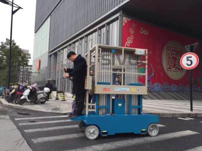 China Light Weight Self Propelled Work Platform , Dual Mast Mobile Access Platforms for sale