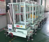 China Blue Aluminium Alloy Single Mast Aerial Work Platform For One Person for sale