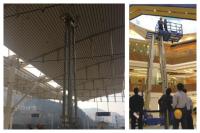 China Aerial Work Hydraulic Lift Ladder Four Mast 16m Working Height For Maintenance Service for sale