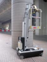 China Single Mast Lift For Fixture Works , 6.2m Height Self Propelled Work Platform for sale