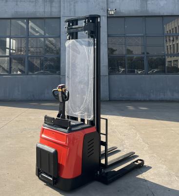 China Electric Stacker 1.6 ton Capacity Electric Straddle Stacker Lift For Heavy Duty Handling for sale