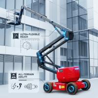 China 12m Electric Articulated Boom Lift GTHZ120 Compact Self Propelled Aerial Work Platform 200kg CE Certified for sale