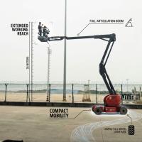 China 12m Electric Articulated Boom Lift GTHZ120 Compact Self Propelled Aerial Work Platform 200kg CE Certified for sale