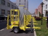 China 10m Platform Height Aluminium Alloy Trailer Mounted Aerial Work Platform Lift for sale