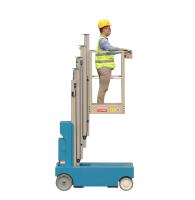 China Electric Aluminum Vertical Mast Lift for sale