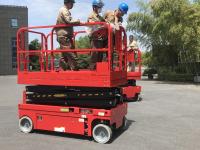 China 10m Height 450kg Hydraulic Scissor Lift Platform For Construction for sale