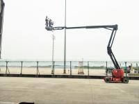 China 17 Meter Electric Articulated Boom Lift 17 M Man Lift Cherry Picker 16m for sale