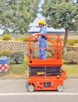 China Mini Scissor Lifts 6 Meter Working Platform For Painting for sale