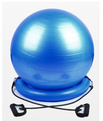 China Soft Exercise Ball  play ball Yoga Ball With Fixed Base Factory Hot Sales for sale