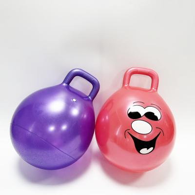 China Hop Balls Ball Gymnic Inflatables with Handles Bounce Ball Jumping for sale