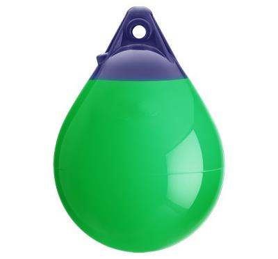 China Waterproof Green Inflatable PVC Boat Fender Yacht Shield Protection Buoy for sale