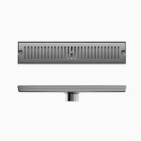 China 304 Stainless Steel Linear Shower Drain DN50 Rectangular Floor Drain 600mm for sale