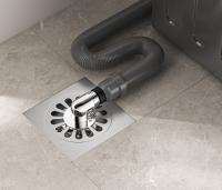 China 304 Stainless Steel Floor Drain 10x10cm High Flow Anti Odor for Washing Machine Hotel Engineering for sale