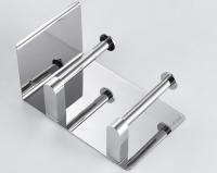 China 304 Stainless Steel Toilet Paper Holder with Phone Shelf Wall Mount 2-in-1 Tissue Roll Holder C19 for sale