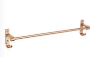 China Aluminum Towel Rack Wall Mounted 60cm Bathroom Kitchen Towel Holder Rust Resistant for sale