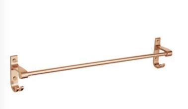 China Aluminum Towel Rack Wall Mounted 60cm Bathroom Kitchen Towel Holder Rust Resistant for sale
