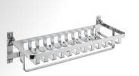 China Aluminum Towel Rack Wall Mounted Bathroom Towel Holder 60cm Rust Resistant for sale