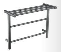 China Mocee Wall Mounted Aluminum Towel Rack 60cm Rust Resistant Bathroom Towel Holder for sale