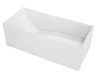 China Modern Freestanding Pedestal Bathtub CPG-8819 Luxury Soaking Tub 1500mm Contemporary Bathroom for sale