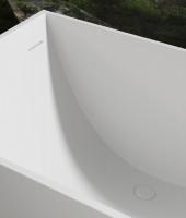 China Modern Freestanding Pedestal Bathtub CPG-8819 Luxury Soaking Tub 1500mm Contemporary Bathroom for sale