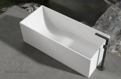 China Modern Freestanding Pedestal Bathtub CPG-8819 Luxury Soaking Tub 1500mm Contemporary Bathroom for sale