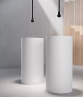 China Freestanding Pedestal Sink CPG-6620 Modern Column Basin for Bathroom Hotel Use for sale