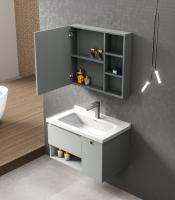 China Modern Bathroom Vanity with Mirror & Medicine Cabinet – Wall-Mounted Storage Solution, BF3301-80 for sale