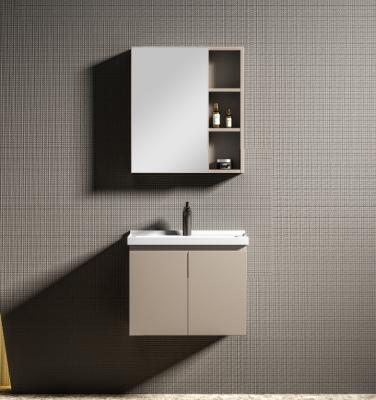 China Mocee Wall Mounted Bathroom Vanity Cabinet with Mirror and Medicine Cabinet 600mm for Hotel and Home for sale
