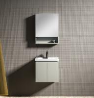 China Mocee Wall Mounted Bathroom Vanity Cabinet with Mirror and Medicine Cabinet 600mm for Hotel and Home for sale