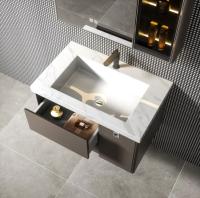 China Smart Bathroom Vanity with LED Anti-Fog Mirror and Medicine Cabinet 80cm Wall Mounted for sale
